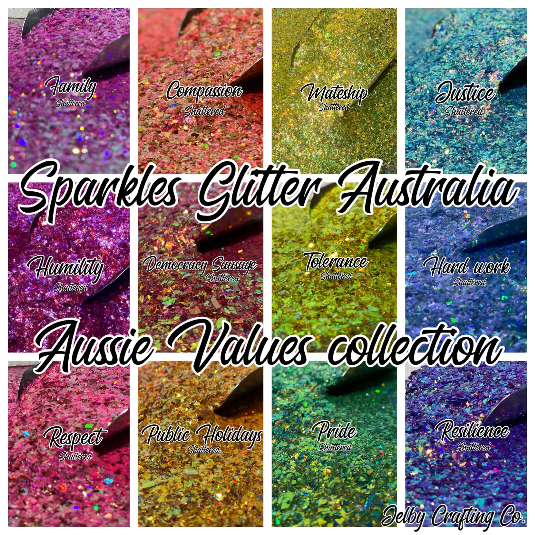 Aussie Values Collection – Jelby Crafting Co.