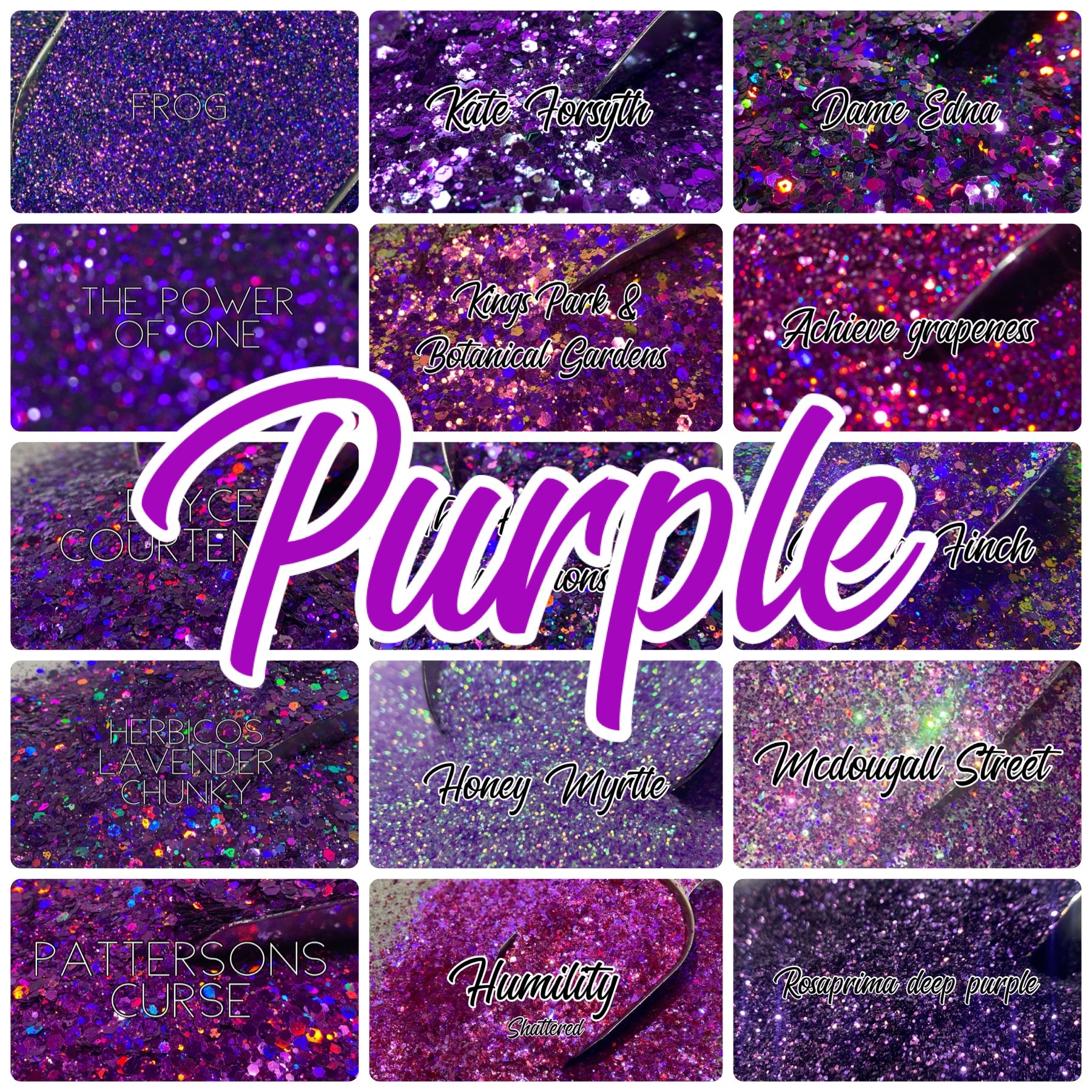Purple Glitter – Jelby Crafting Co.